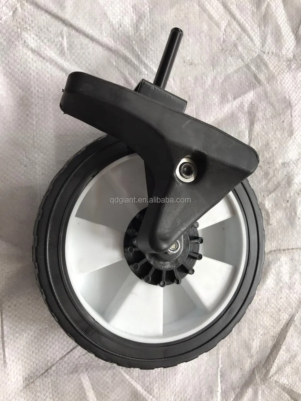 30kg Load Capacity Cheap And Light Pvc Trolley Wheel With Stopper Brake ...