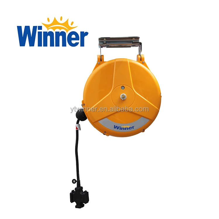 We2515 Spring Loaded Retractable Cable Reel Automatic Cord Reel - Buy ...