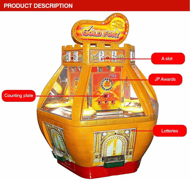 Gold Fort - Ticket Lottery Game Coin Pusher & Arcade Machines Coin ...
