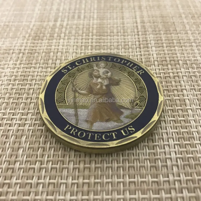 St. Christopher Patron Saint Of Travelers Non-currency Coins,Amen ...