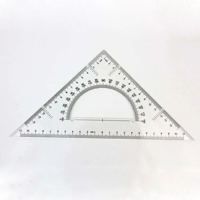 Plastic Angled Acrylic Ruler Plastic Clear Triangle Ruler - Buy Clear ...