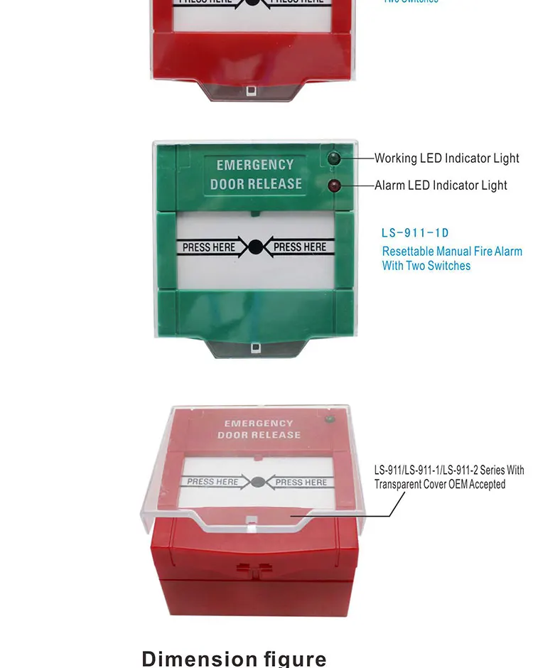 Conventional Fire Alarm Emergency Push Button With Key - Buy ...