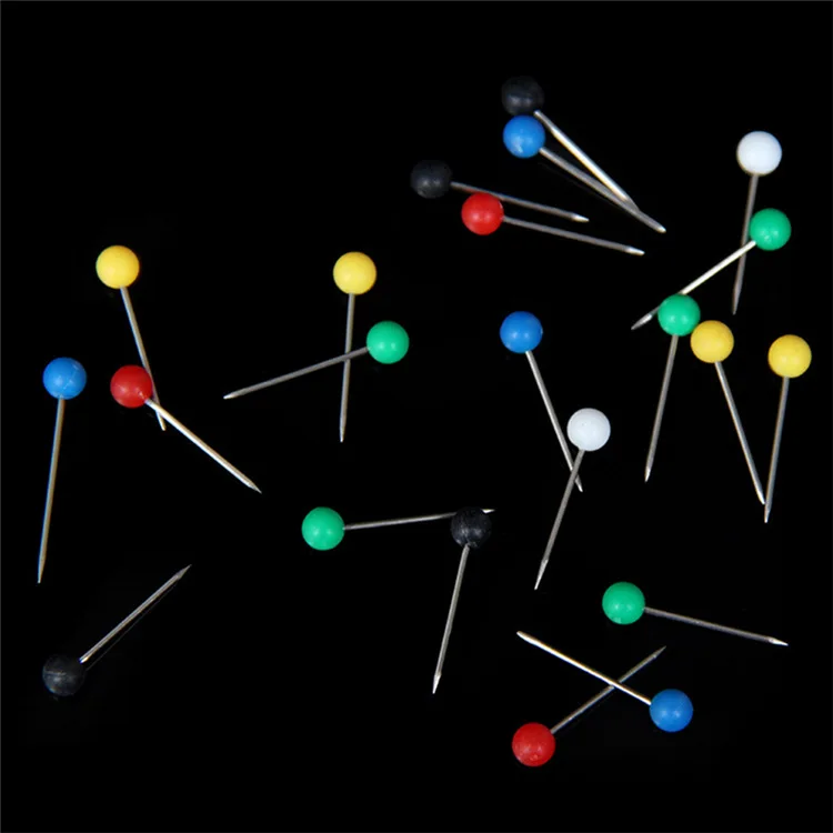 Factory Wholesale Push Pins Ball Round Head Thumb Tacks Push Pins - Buy ...