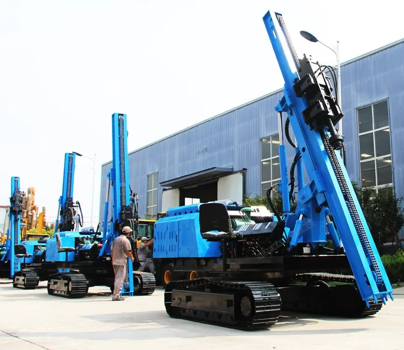 Solar Ramming Piling Pile Driver Machine for Solar Farms
