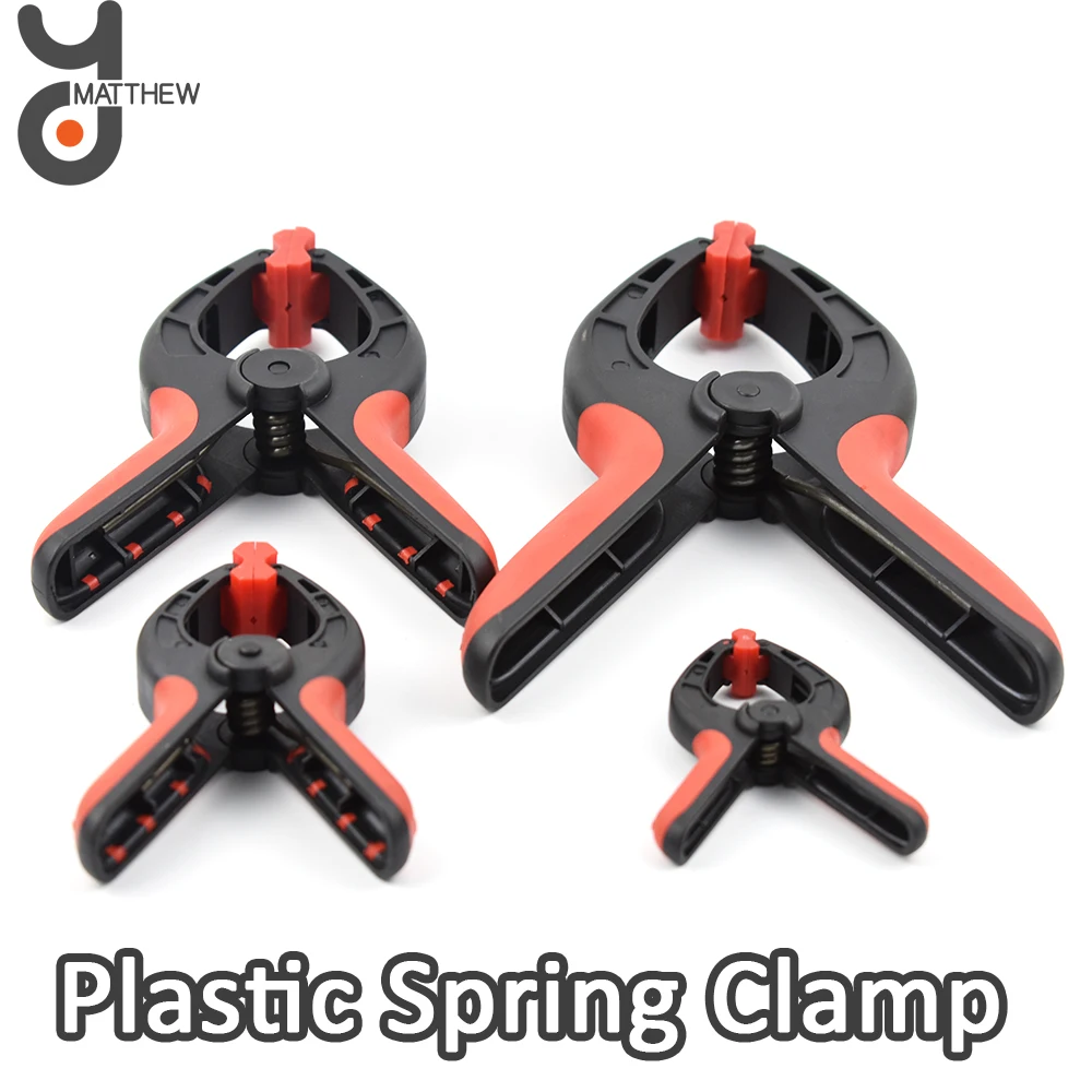 Spring Clamps Woodworking Tools Plastic Nylon Clamps A Shape Spring ...