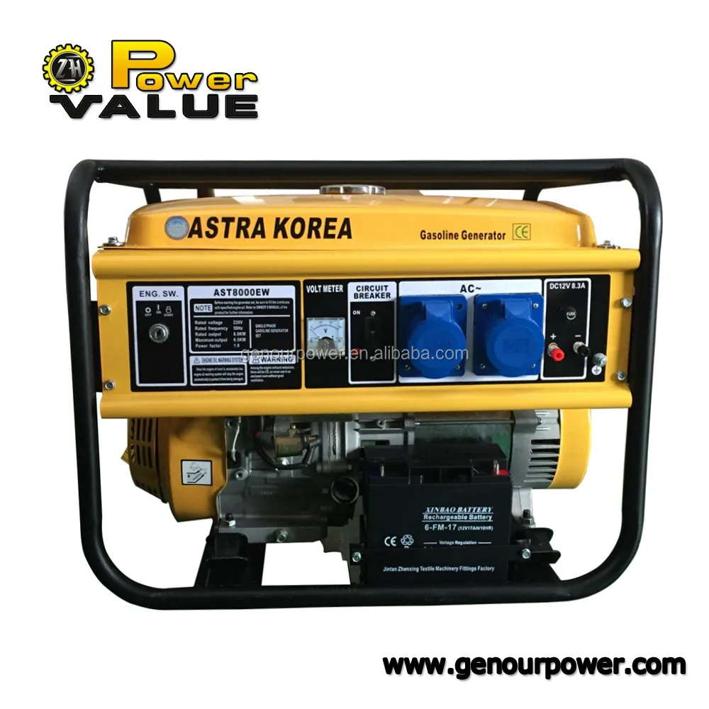 Astra Korea 5kW Gasoline Generator with 13HP Engine - Reliable Power ...