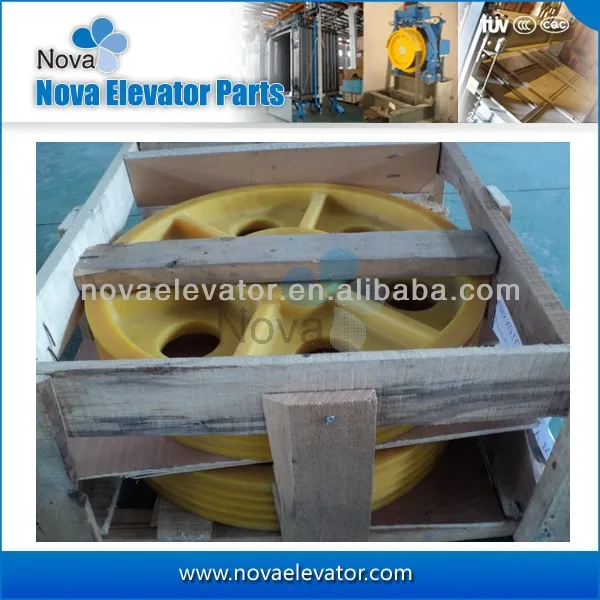 Elevator Cast Iron Sheave,Elevator Traction Pulley Sheave Deflector Wheel For Commercial ...