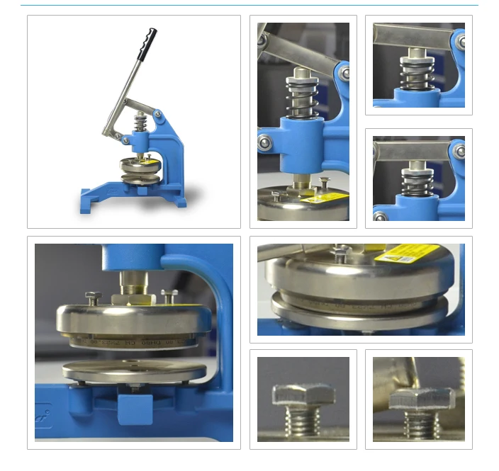 Hand-press Fabric Gsm Circle Cutter 100cm2 - GESTER