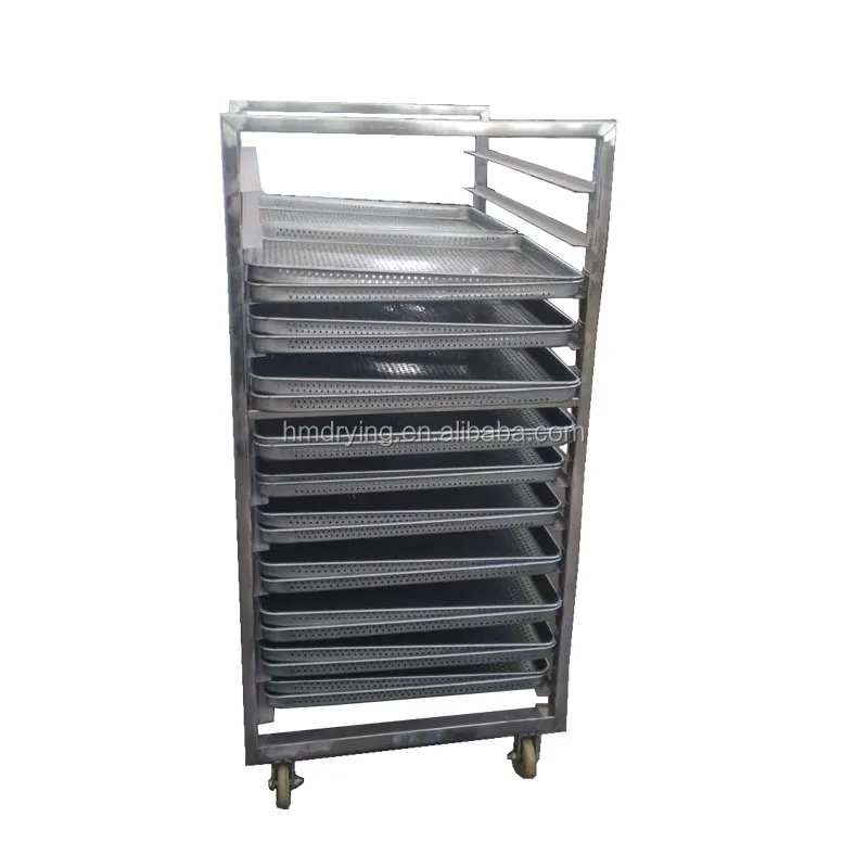 Factory Direct Full Stainless Steel 24 Trays Oven Trolley Drying Cart ...