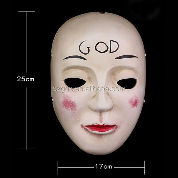 Halloween Movie Theme The Purge God Resin Mask The Purge Anarchy God ...