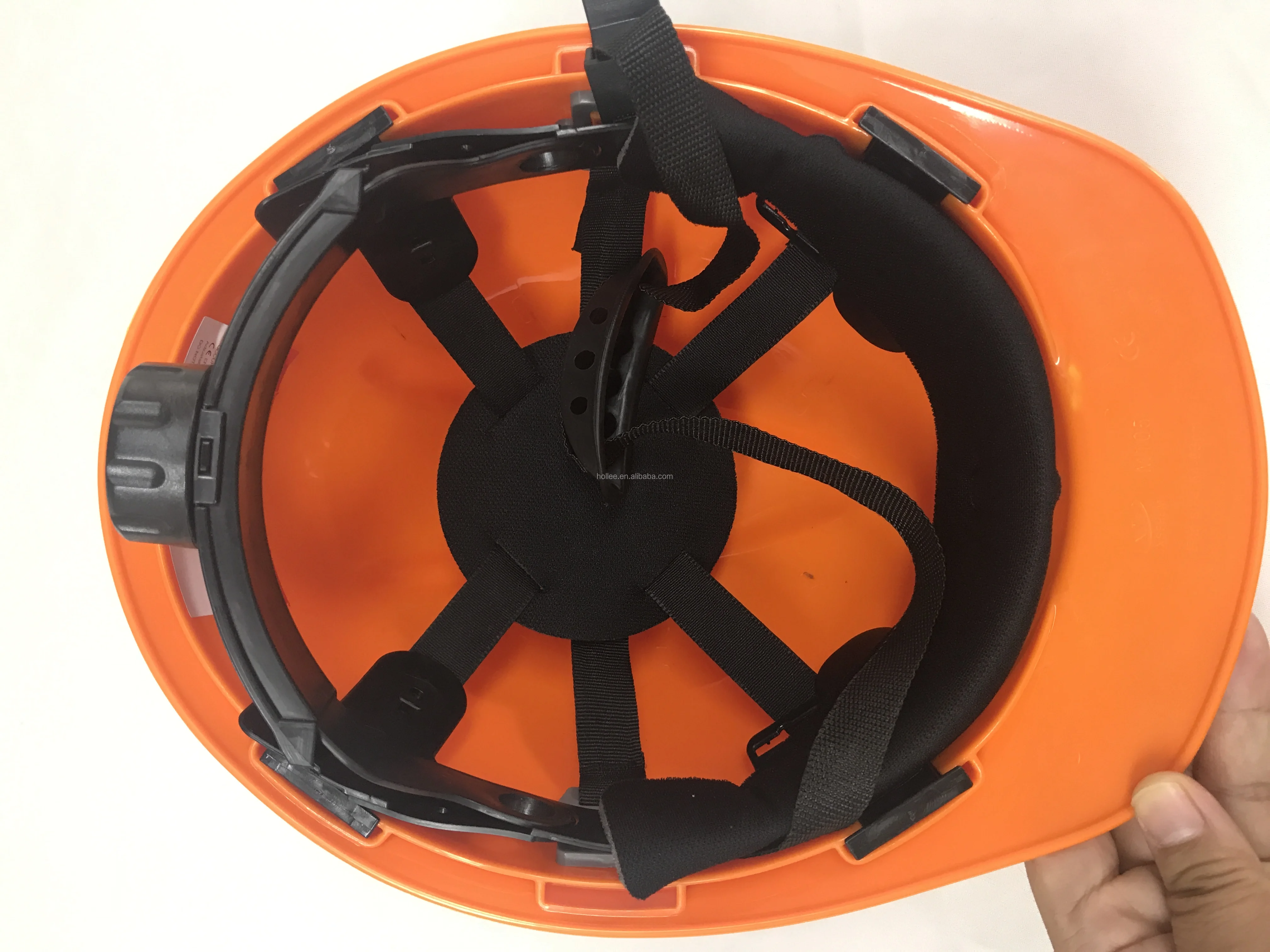 Hdpe Adjustable Hard Hat/ratchet Style Safety Helmet With Chin Strap ...