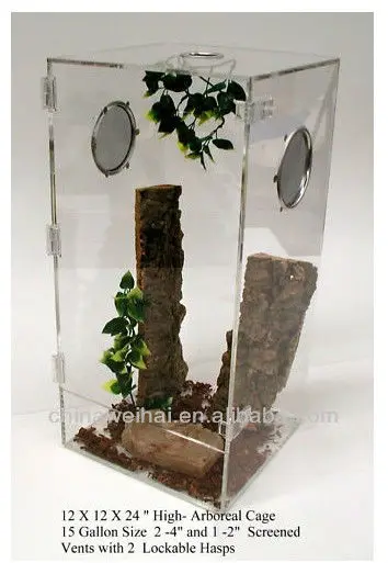 Transparent Acrylic Snake Display Case - Buy Snake Display Case,Acrylic ...