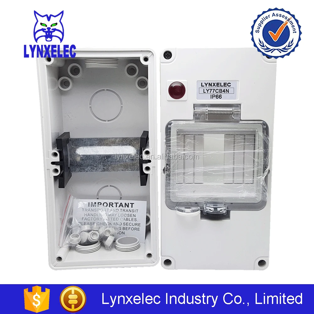 With Neon Light Ip66 Rcd Cover Weatherproof 4 Pole Enclosure Box - Buy ...