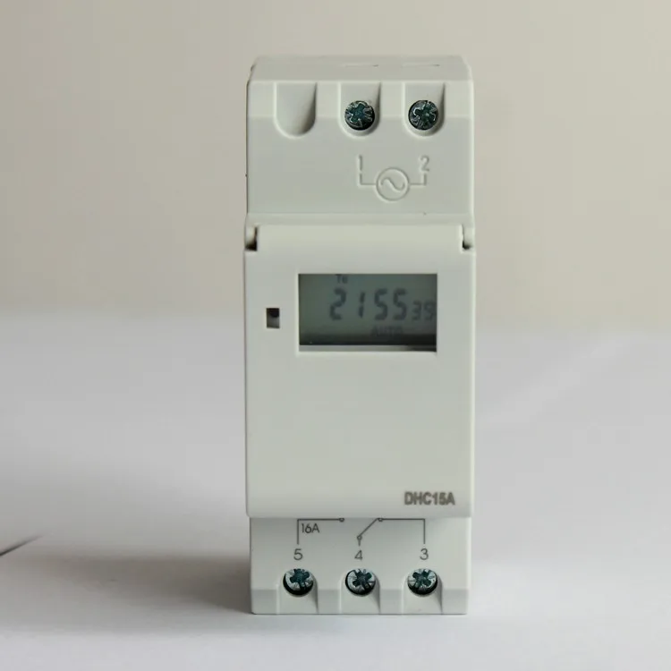 DHC15A Programmable DC 24V 50hz Timer Switch - Max 30A