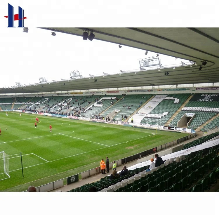 Low Cost Prefab Steel Structure Football Field/ Stadium