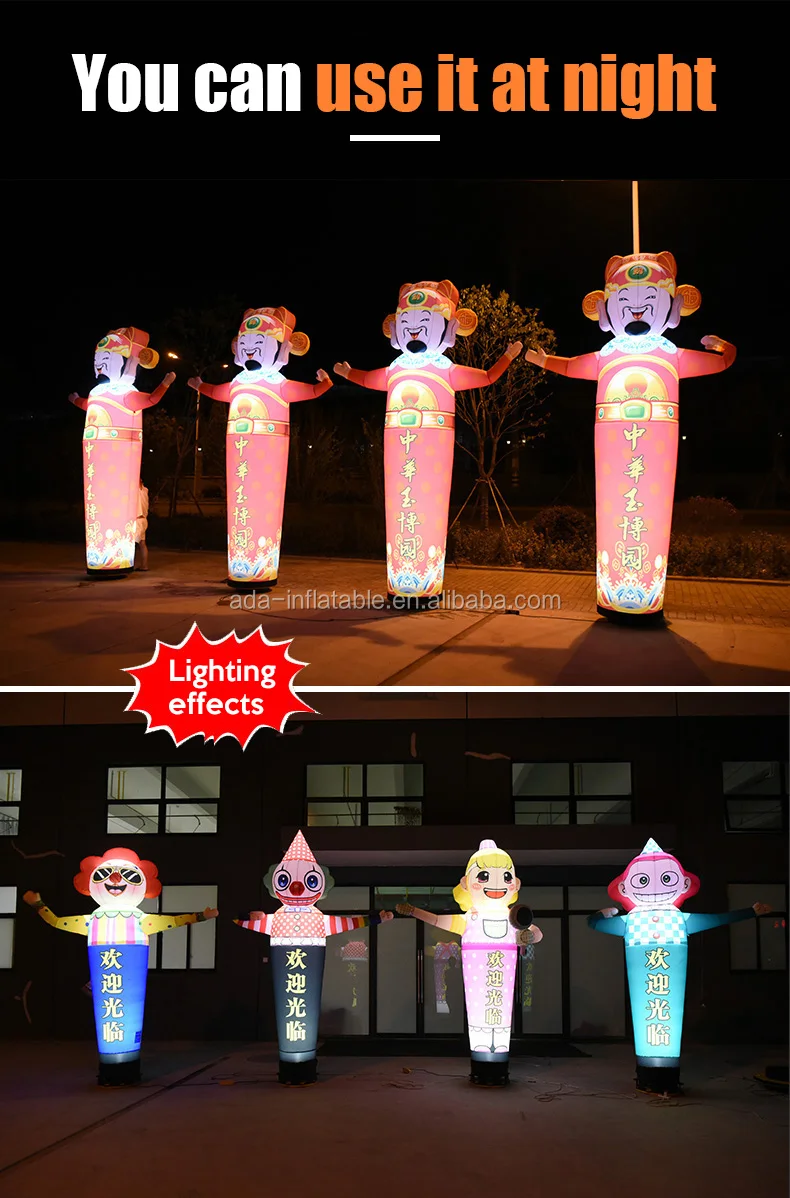 Hands Waving Event Promotional Inflatable Clown Customized Clown ...