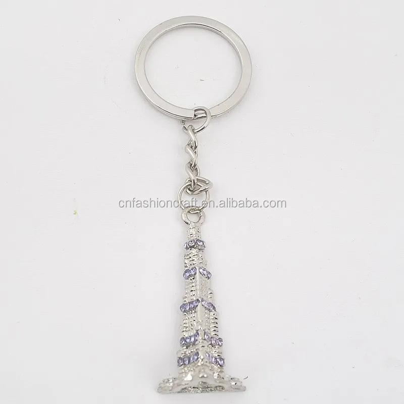 3d Burj Khalifa Keychain Khalifa Tower Metak Keyring Dubai Souvenir ...
