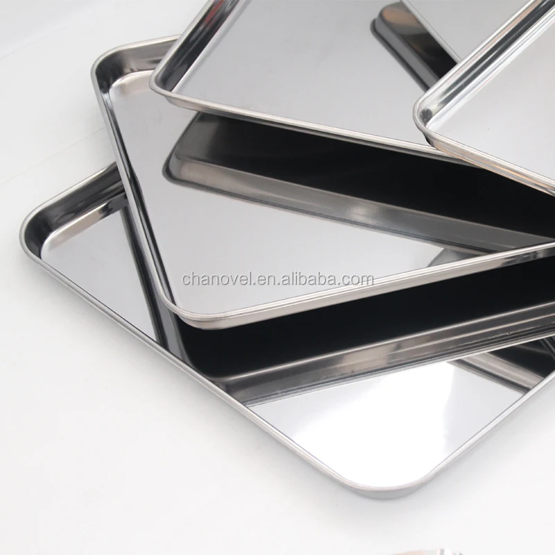 304 Stainless Steel Square Shape Dinner Plate For Hotel Restaurant ...