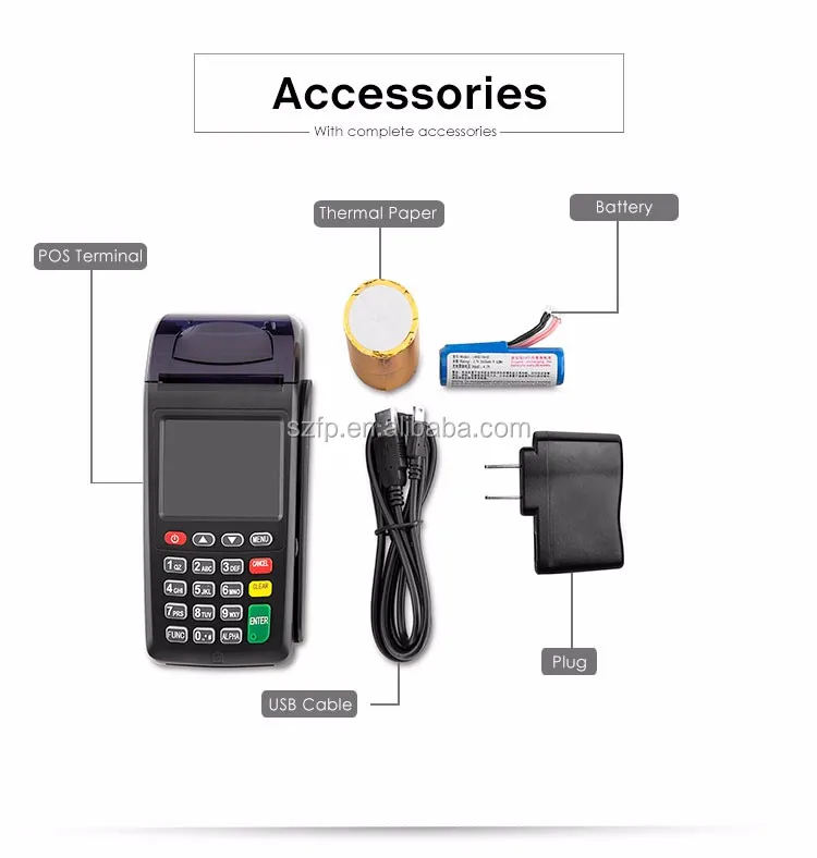 Lottery Pos Terminal Bus Ticket Machine Ticket Printing Machine Parking ...