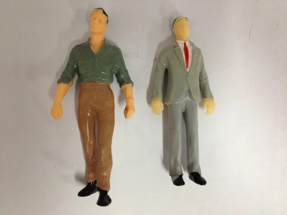 1:25 Scale Color Painted Plastic Model Figures For Architectural Model ...