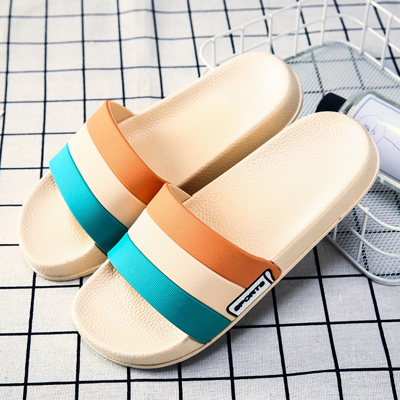 Ladies Fashion Slides Slippers Transparent Sandals,Flat Slippers For ...