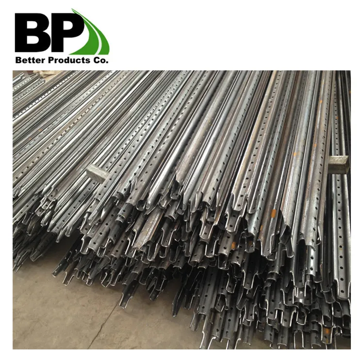 Traffic Road Safety Perforated Steel Square Sign Tubing Post Telespar ...