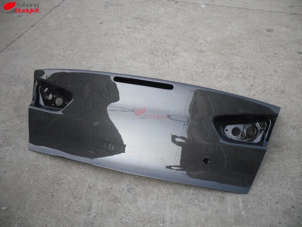2008-2012 Evolution Evo X Evo 10 Oem Style Carbon Fiber Rear Trunk Boot ...