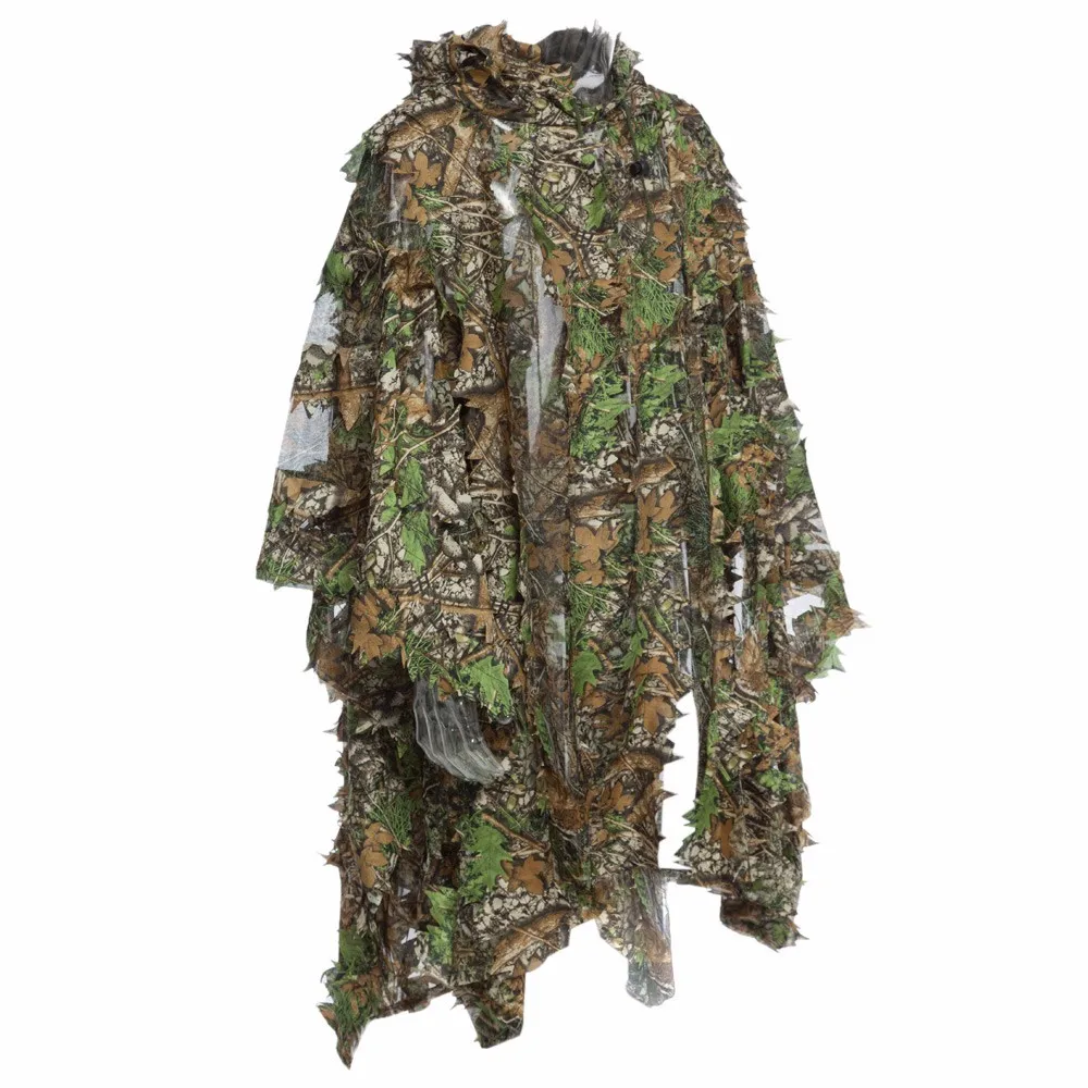 Xinxing Hunting Ghillie Suit Set 3d Camo Bionic Leaf Camouflage Jungle ...