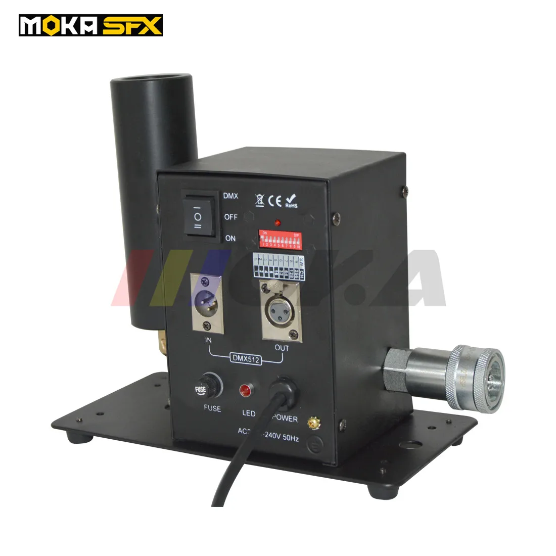 Moka Mini Single Co2 Cryo Jet Machine Dmx512 Co2 Jet Cannon Machine For ...