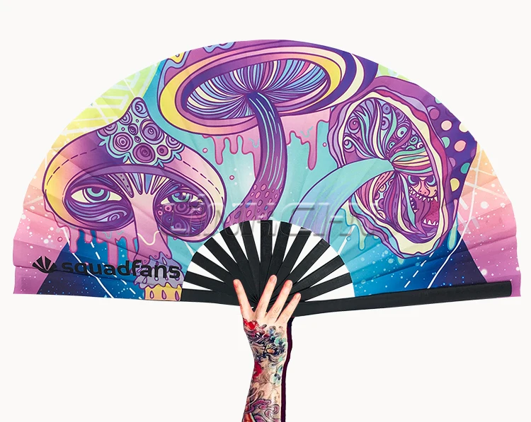 Custom Large Sublimation Fan Blank Hand Fan Printed - Buy Sublimation ...