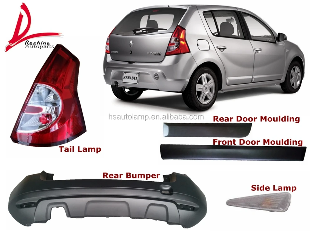 For Renault Sandero Tail Lights,Auto Lamp For Sandero,8200734824/ ...
