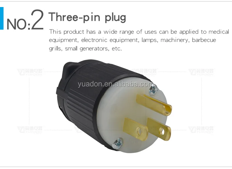 Nema 5-15p Plug Generator Plug And Socket Connector - Buy Nema 5-15p ...