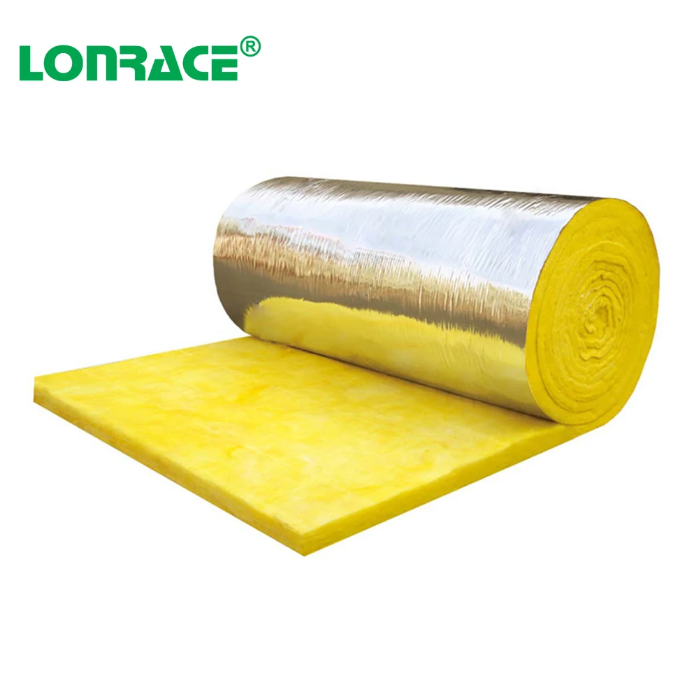 Glass Wool Blanket Fiber Glass Wool Blanket For Duct Heat Insulation ...