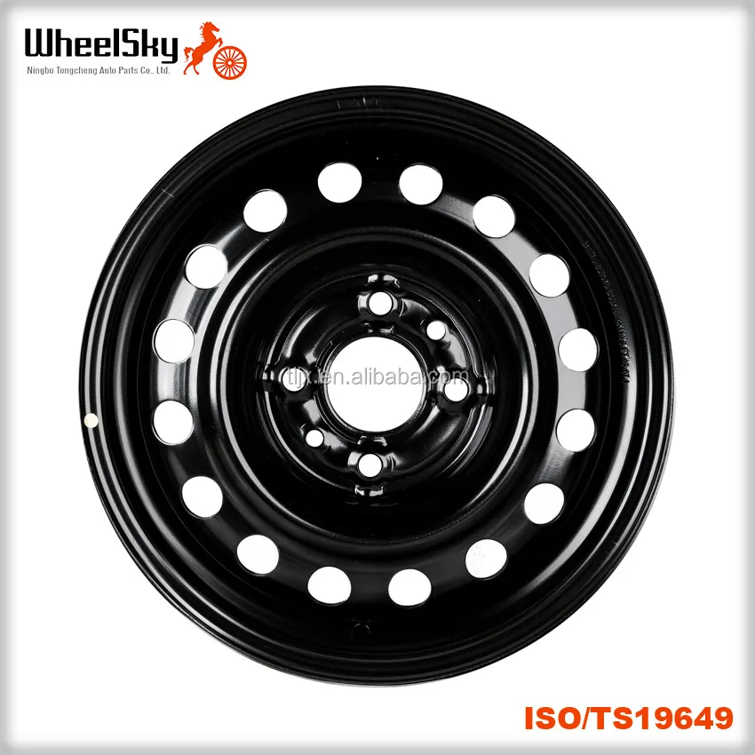 15 Inch 15x6.0 4x114.3 Black Steel Wheel Rim For Passenger Car - Buy ...