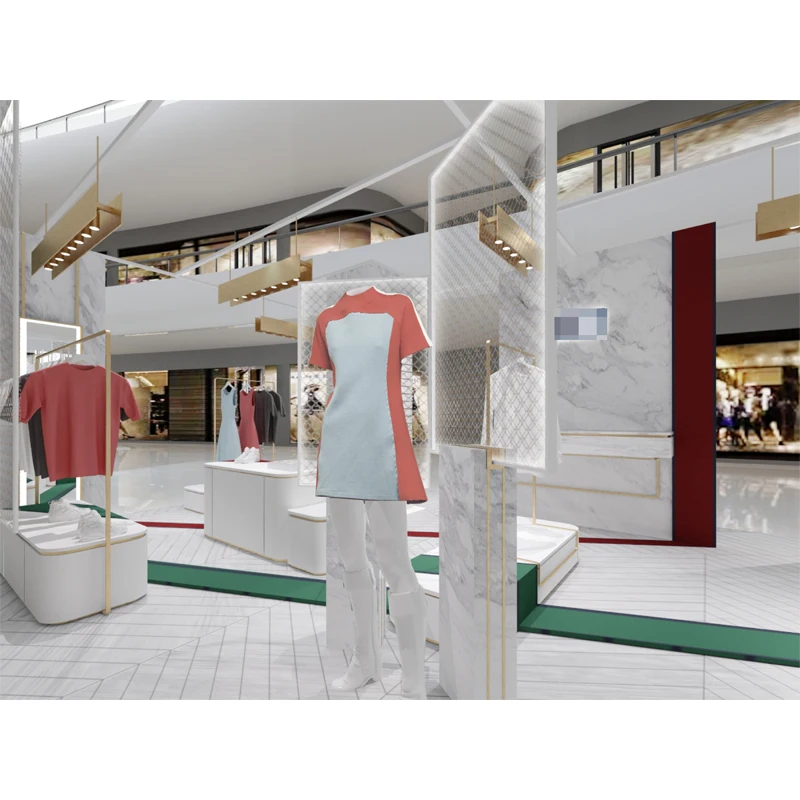 Hot Sale Modern Clothing Shop Decoration Design Ideas For Garment Store ...