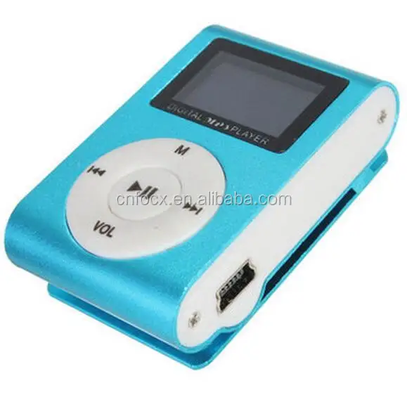Mini Usb Clip Mp3 / Music Media Player / Lcd Screen Clip Mp3 - Buy ...
