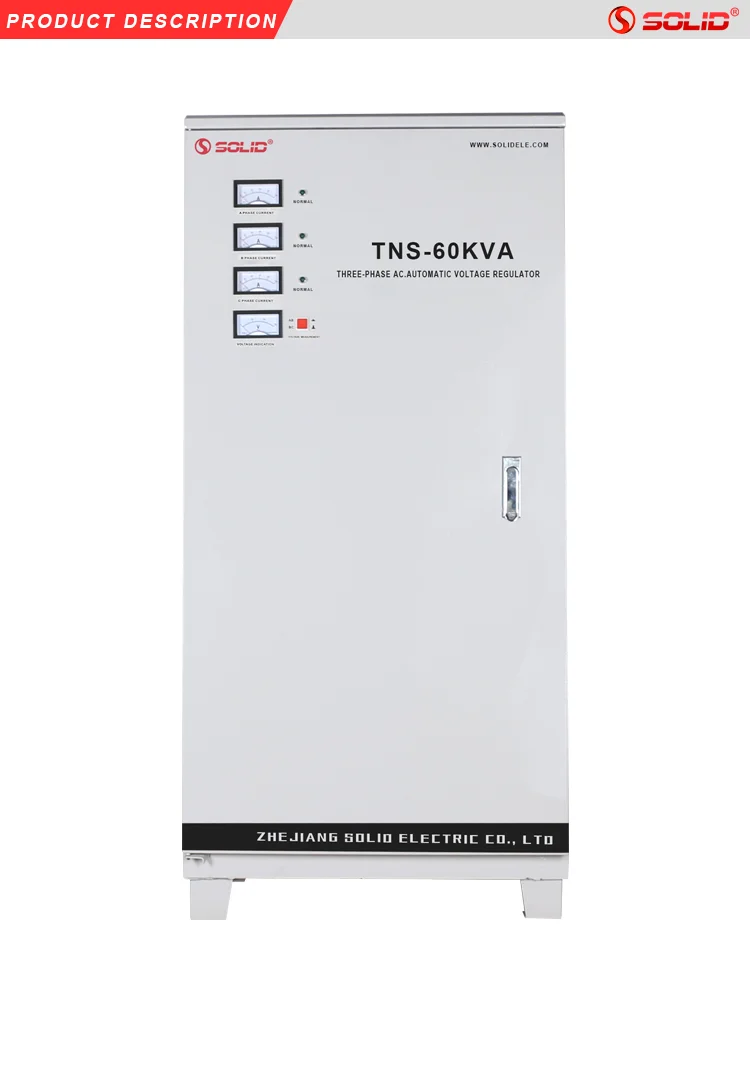 Solid Electric 60kw 3 Phase Voltage Stapilaizar 220v 380v 440v Servo ...