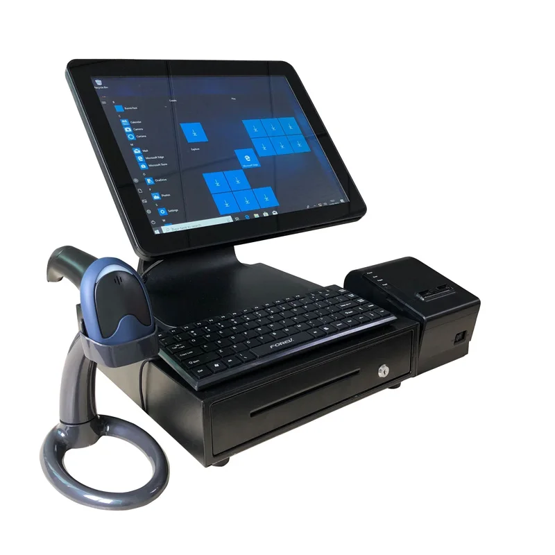 2021 High Quality Cash Register Pos Machine All In One Pos Hardware For ...