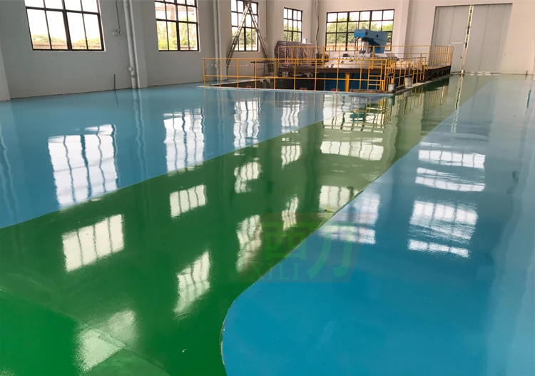 Water Based Scratch Resistant Epoxy Floor Coating Liquid Epoxy Resin ...
