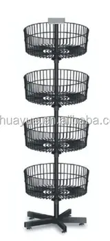 Round Wire Spinner Display Rack - Buy Display Rack,Display Stand,Metal ...