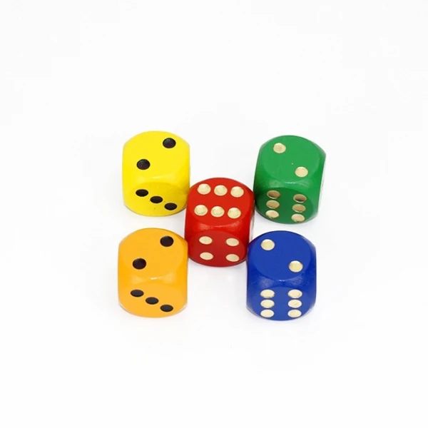 30mm Colored Wooden Dice Custom Number Cube Dice - Buy Custom Wood Dice ...