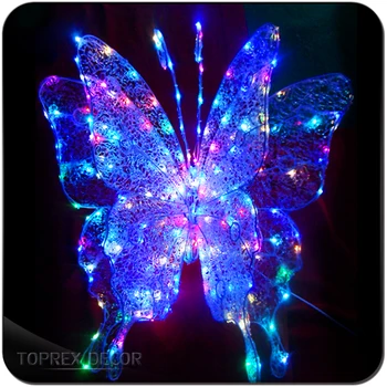 Metal Decorative Butterflies Led Acrylic Sculpture - Buy Metal ...