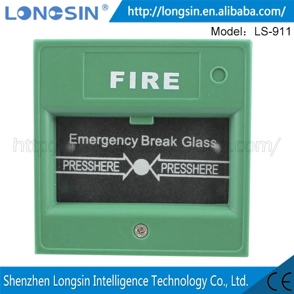 Conventional Fire Alarm Emergency Push Button With Key - Buy ...