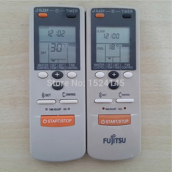New Fujitsu Split And Portable Air Conditioner Universal Remote Control ...