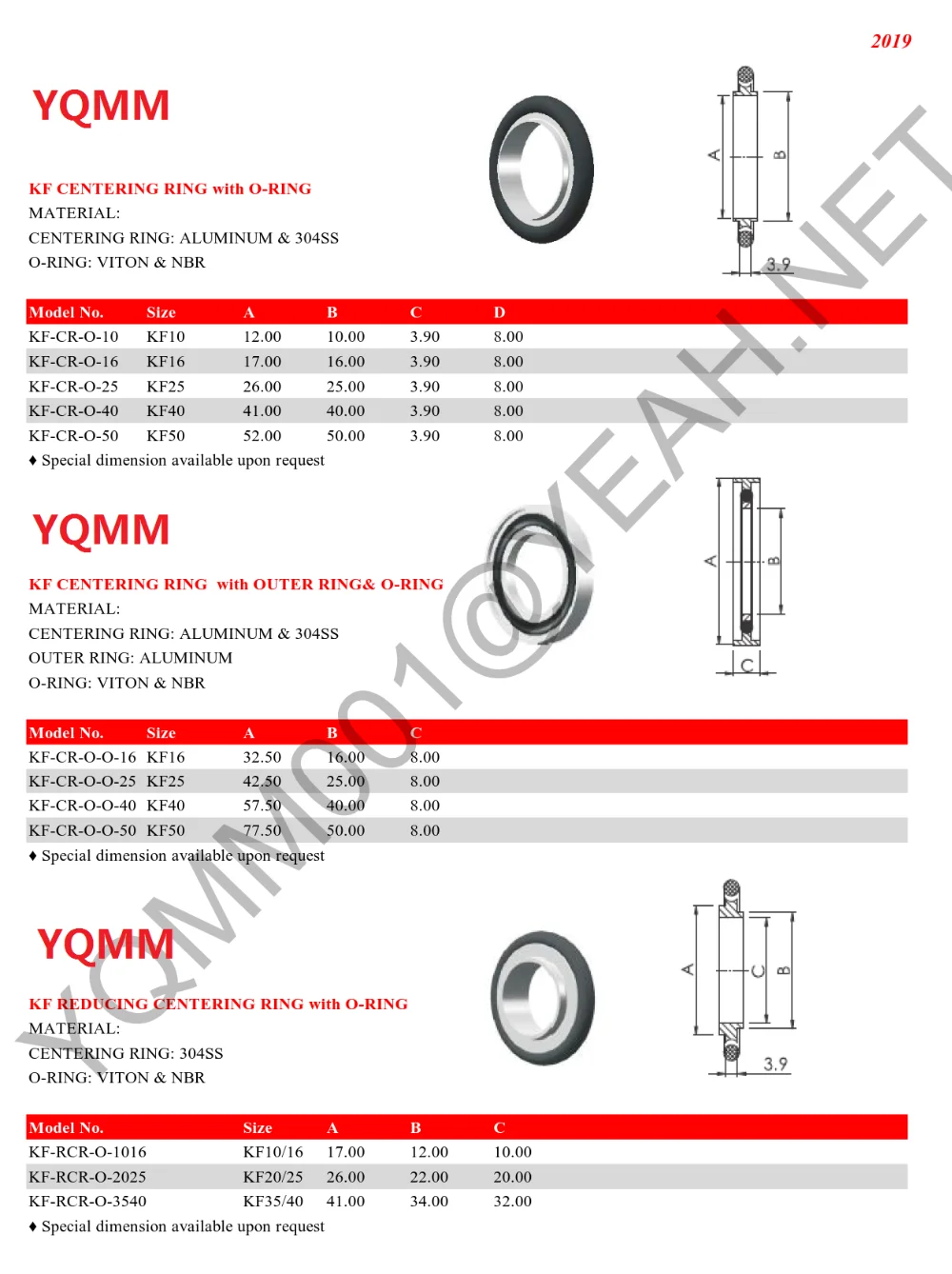Stainless Steel KF Vacuum Fittings - Reliable Performance