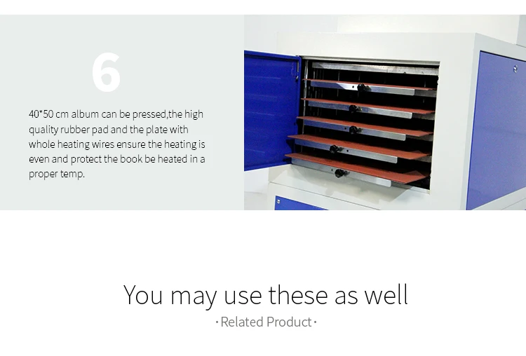 Double100 Multi Layer Album Hot Pressing Machine With Album Spine ...