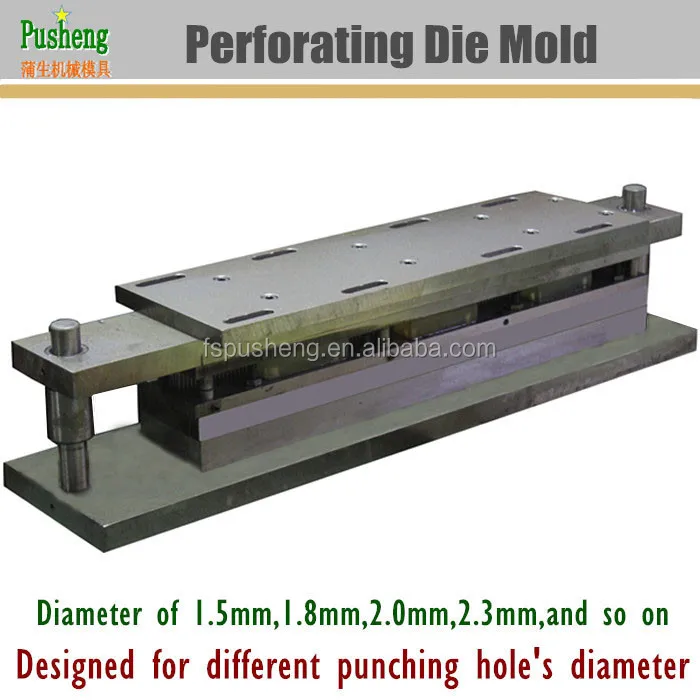 Steel And Aluminum Perforation Die Mold For Hole Punching For Manual ...