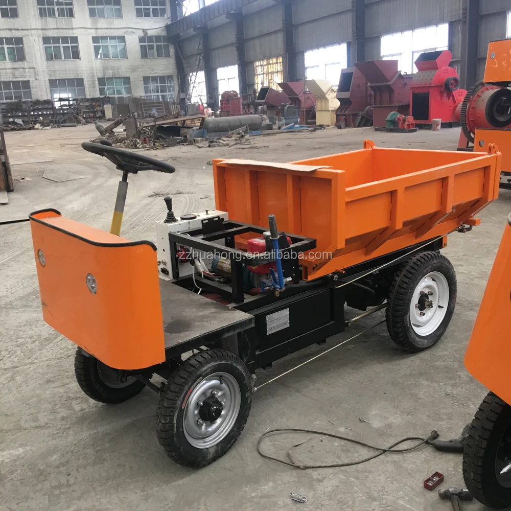Four Wheels Electric Mini Dumper,Battery Operated Mini Truck Dumper For ...