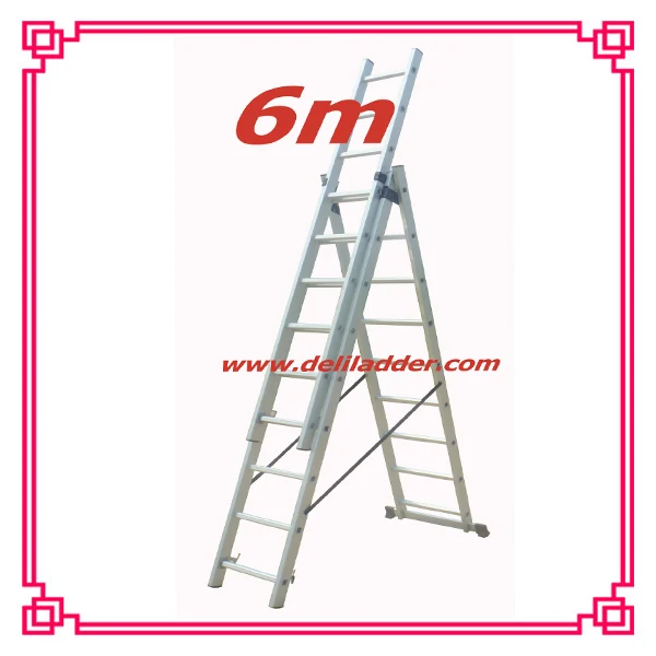 6m Aluminum Combination Extension Step Ladders - Buy Step Ladders ...
