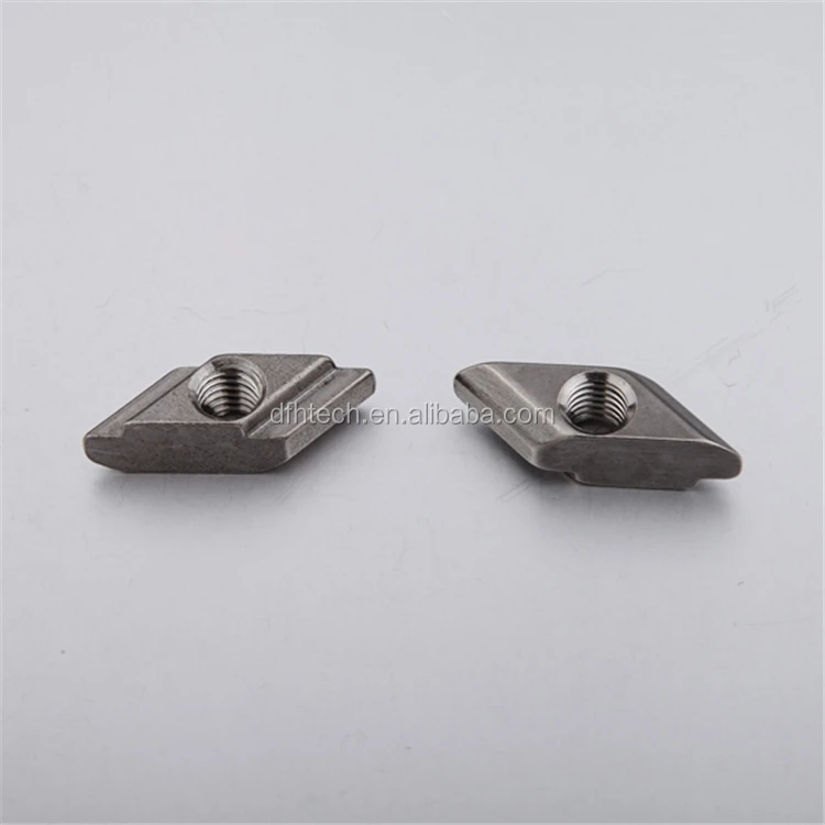 2a09-2h03 Aluminum Profile M4 M5 M6 Stainless Steel Rhombus Slide In T ...